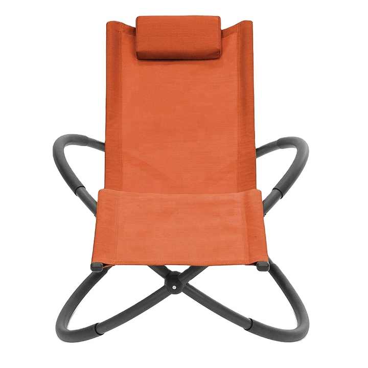 Outdoor Sun Lounger Folding Chair With Armrest Orbital Rocking Chair ...