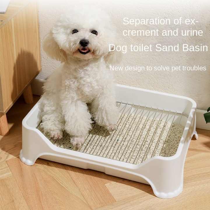 Dog Toilet Anti-Shit Bedpan Urinal Eco-Friendly Square Plastic Mesh ...