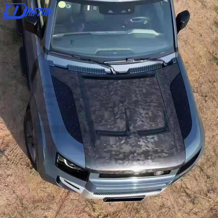 Defender SVR Style Hood for Land Rover Defender Camo Weave Engine ...