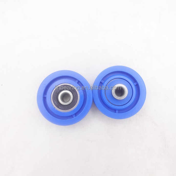 Wholesale Plastic Polyurethane Coated Guide Wheel Bearings