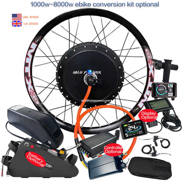 48v to 2000w Brushless Rear Hub Motor for Ebike Conversion