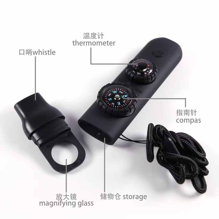 New 7-in-1 Multi-functional Whistle, Survival Whistle, Rescue Whistle ...