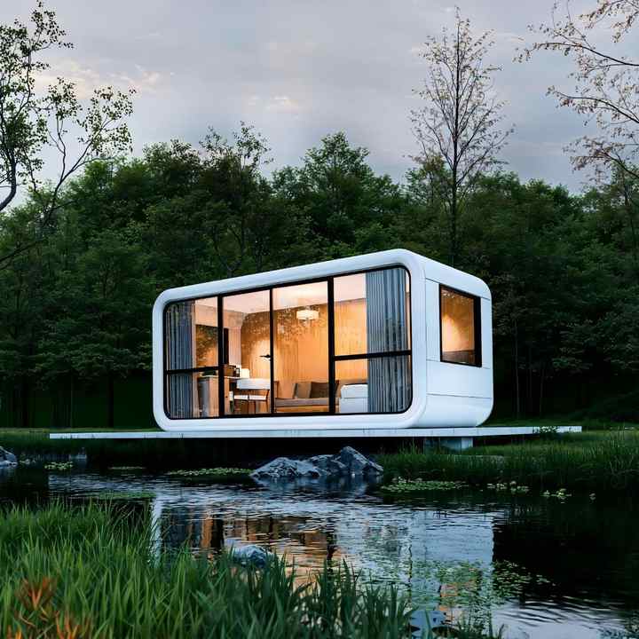 OEM direct-sale mini space cabins, modern luxury hotels, family ...