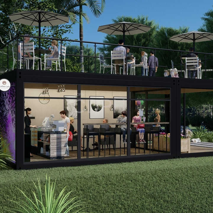 Magic 40ft Restaurant Container Bar Cafe Mobile Shipping Container House