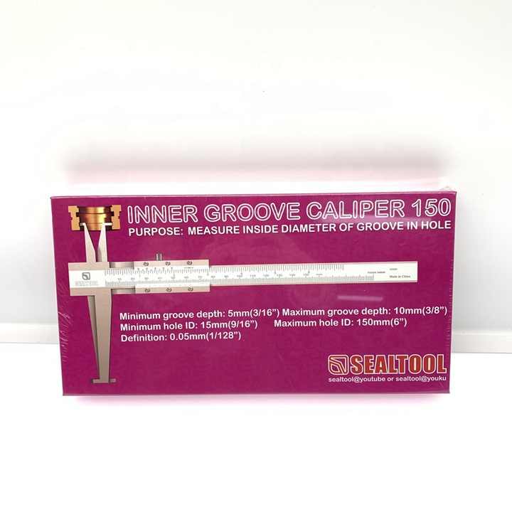 INNER GROOVE CALIPER Deep Groove Ruler up to 150MM Brand SEALTOOL High ...