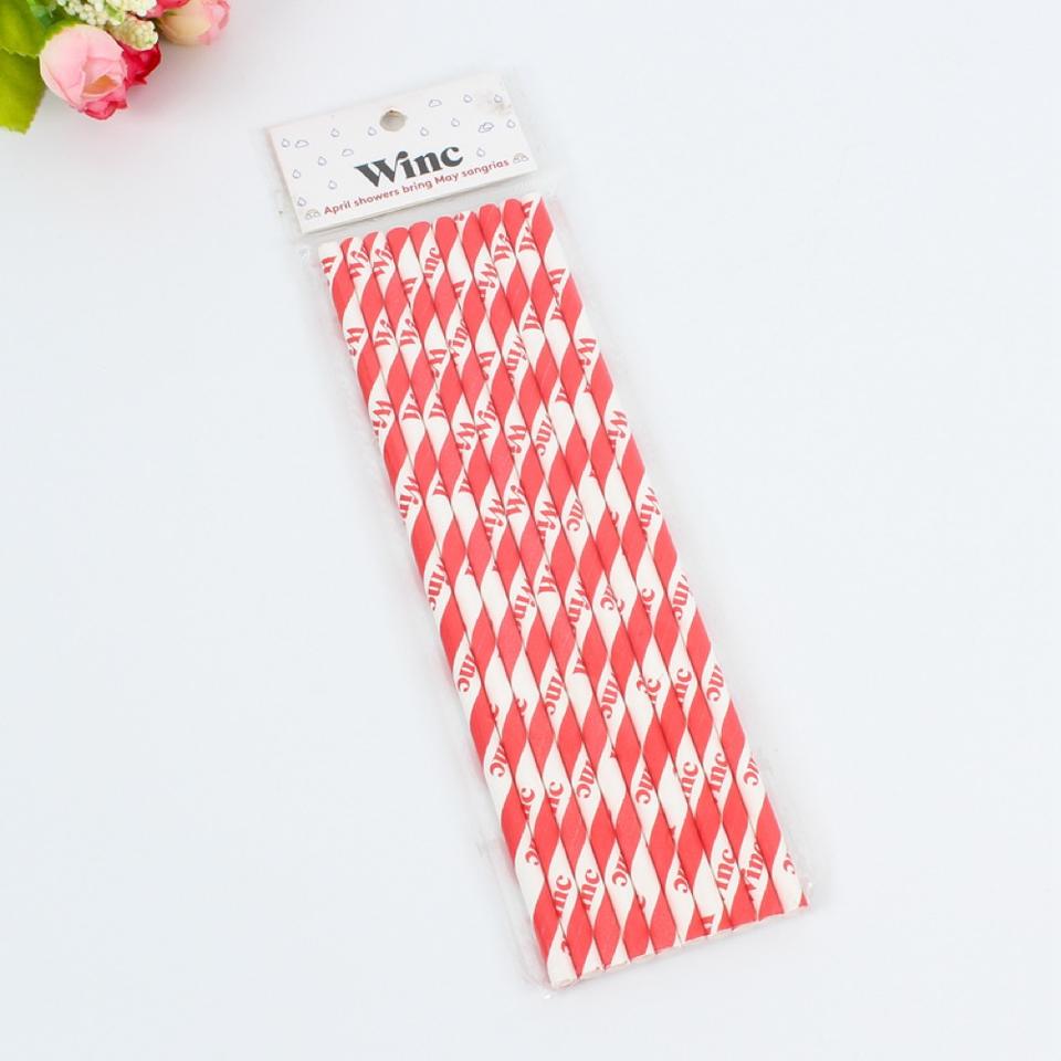 Food Grade Disposable Feature Recyclable Paper Drinking Straw for ...