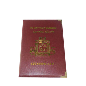 Leather Degree Certificate Covers - Durable & Customizable