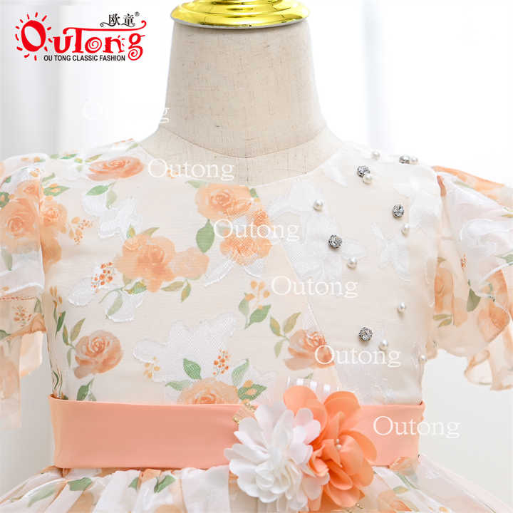 New Princess Mesh flower,Party Pageant Kids Dresses For Girls Of 6-24M ...