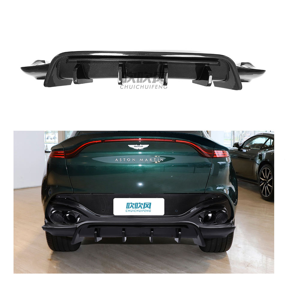 AX Style Dry Carbon Fiber BodyKit for New Aston Martin DBX Rear Lip ...