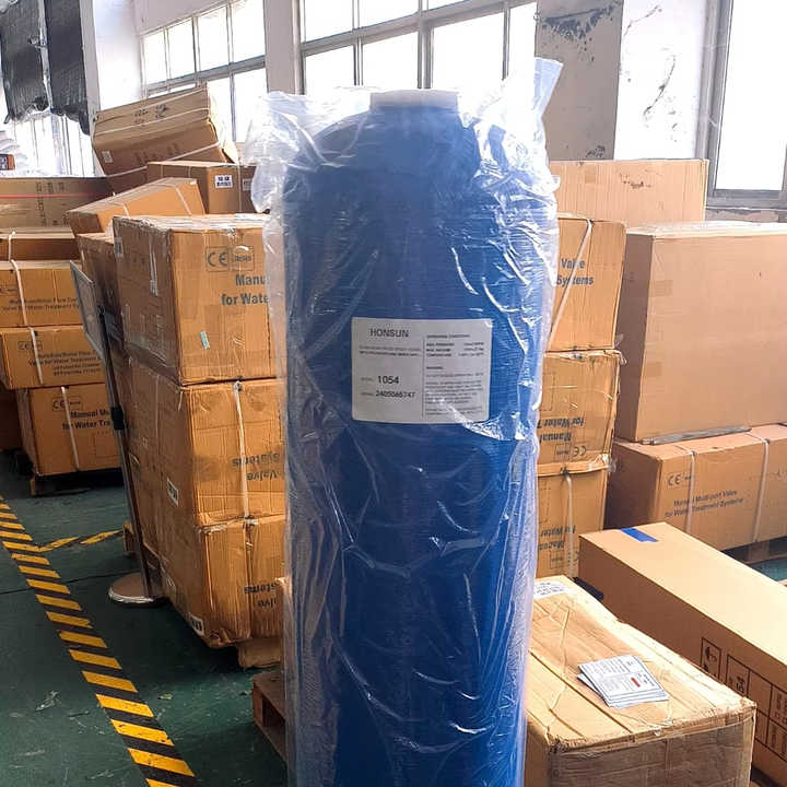 Water Filter Softenr Tank 10x54 FRP Tank Blue Color Top Opening 2.5 ...