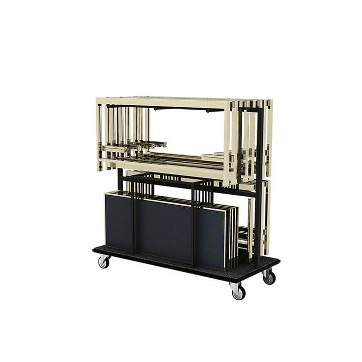 Feattop Buffet Service Trolley - Durable Metal Transport