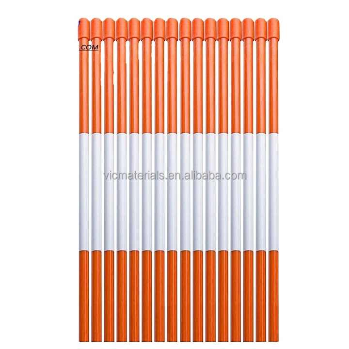 Economical Fiberglass Orange Snow Markers - Durable & Reflective