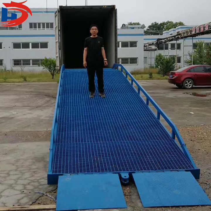 Forklift Ramp and Container Loading Unloading Platform Logistics Platform Scaffolding for ...