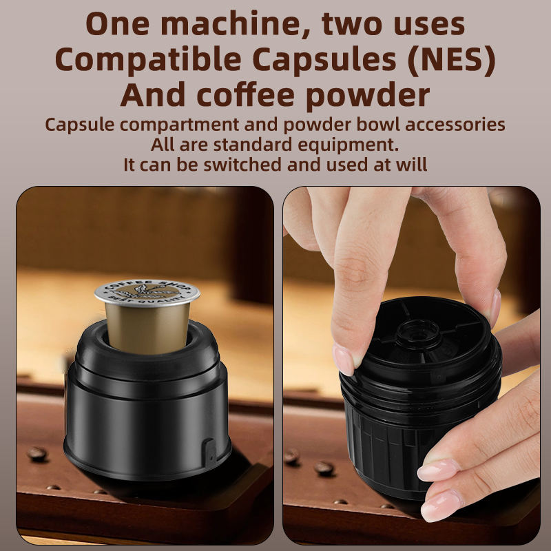 Portable Mini Electric Plastic Battery Powered Espresso Machine Home ...