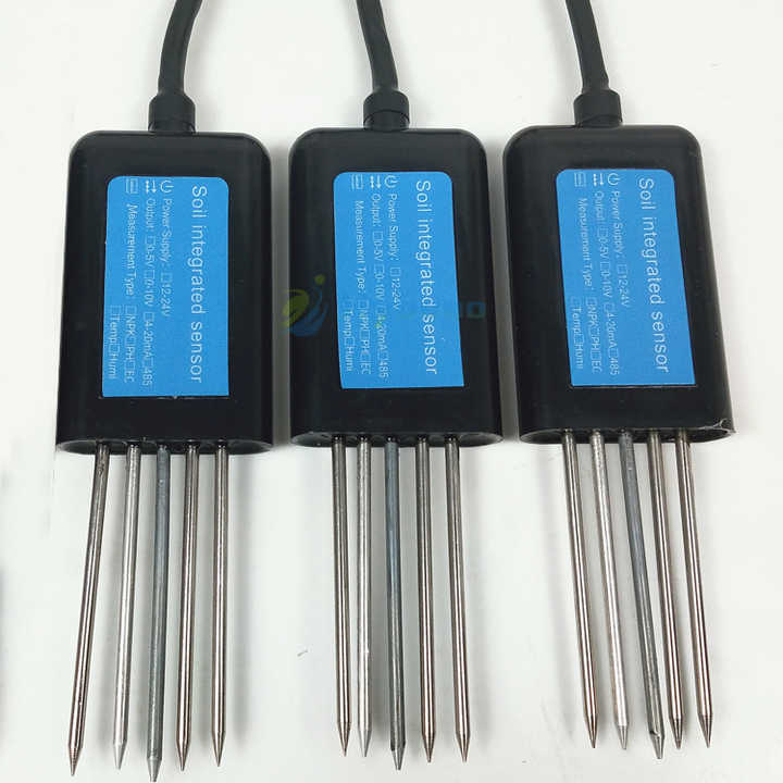 RS485 4-20ma Soil Sensor - Measure Temperature, Humidity, and Conductivity