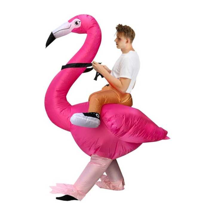 Inflatable Flamingo Costume - Funny Halloween & Christmas