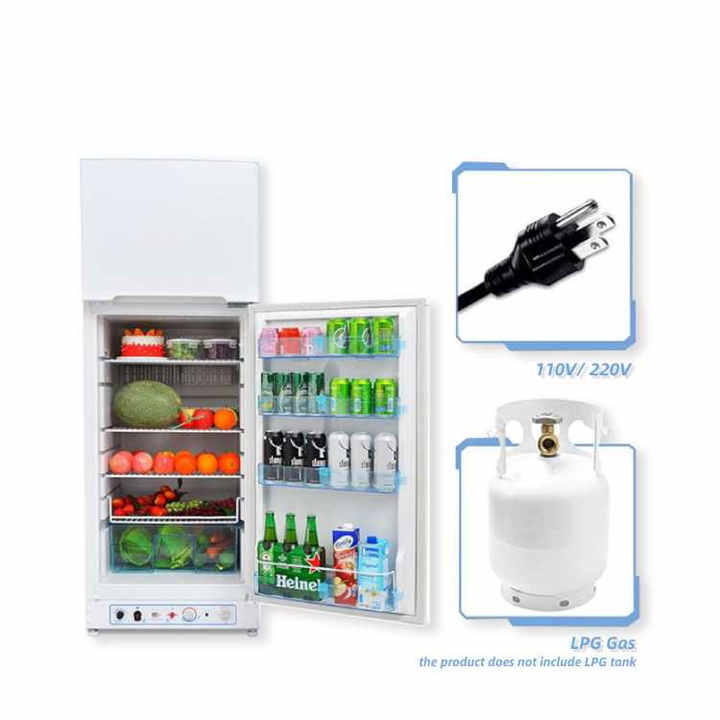 Low Prices Top Freezer Double Door Absorption Camping Refrigerator ...