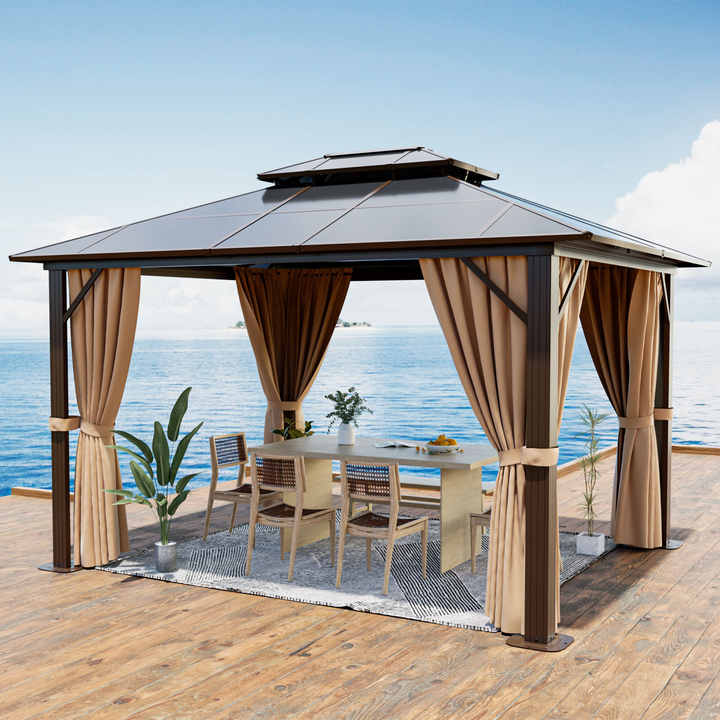 Moche G30036BR-A Polycarbonate Gazebo - Durable & Eco-friendly