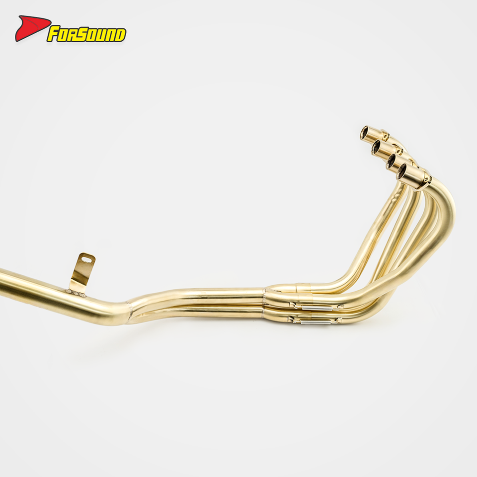 Brass Front and Middle Section Exhaust Pipe for Zephyr 400 ODM&OEM ...