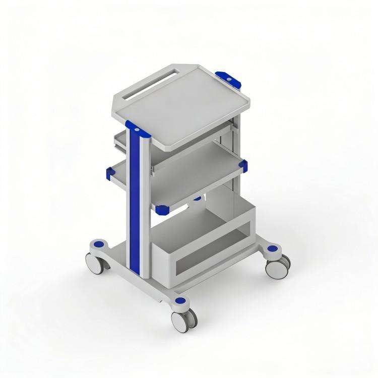 Electric Urology Monitor Trolley for Endoscopy Camera Hospital Use ...