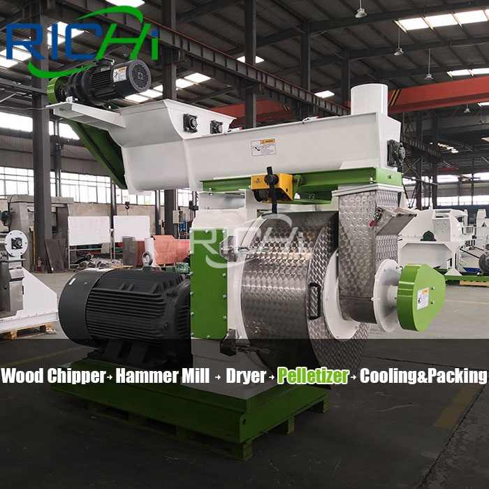 Powerful 20-30 T/H Straw Pellet Complete Line Biomass Pellet Line ...
