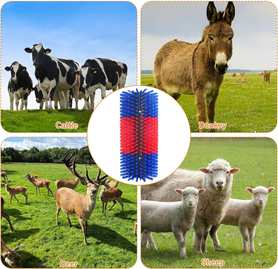 Large Universal Nylon Cow Brush for Horses Cattle Farm Animals ...