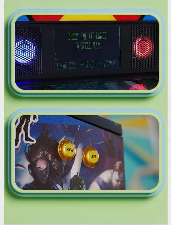 Chinese Arcade 4K Virtual Flipper Pinball Machine Wooden Video Game ...