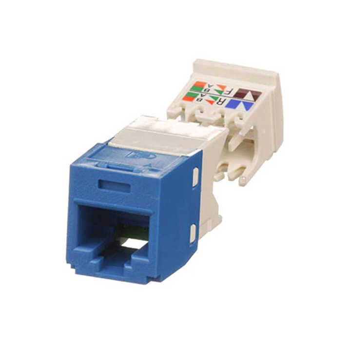 Gold Plating Cat5e Cat6 Modular RJ45 Jack for Patch Panel