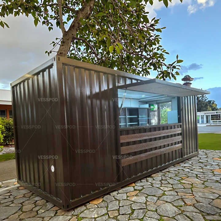 Portable Restaurant Container Shop Bar Made by Prefab Modular Houses ...