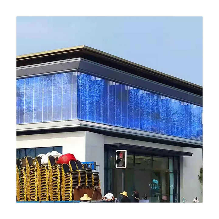 Indoor Outdoor Holographic Transparent LED Screen 3D Display
