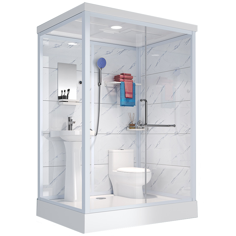Integrated Bathroom Pods: Modern Prefabricated Bathroom Unit with ...