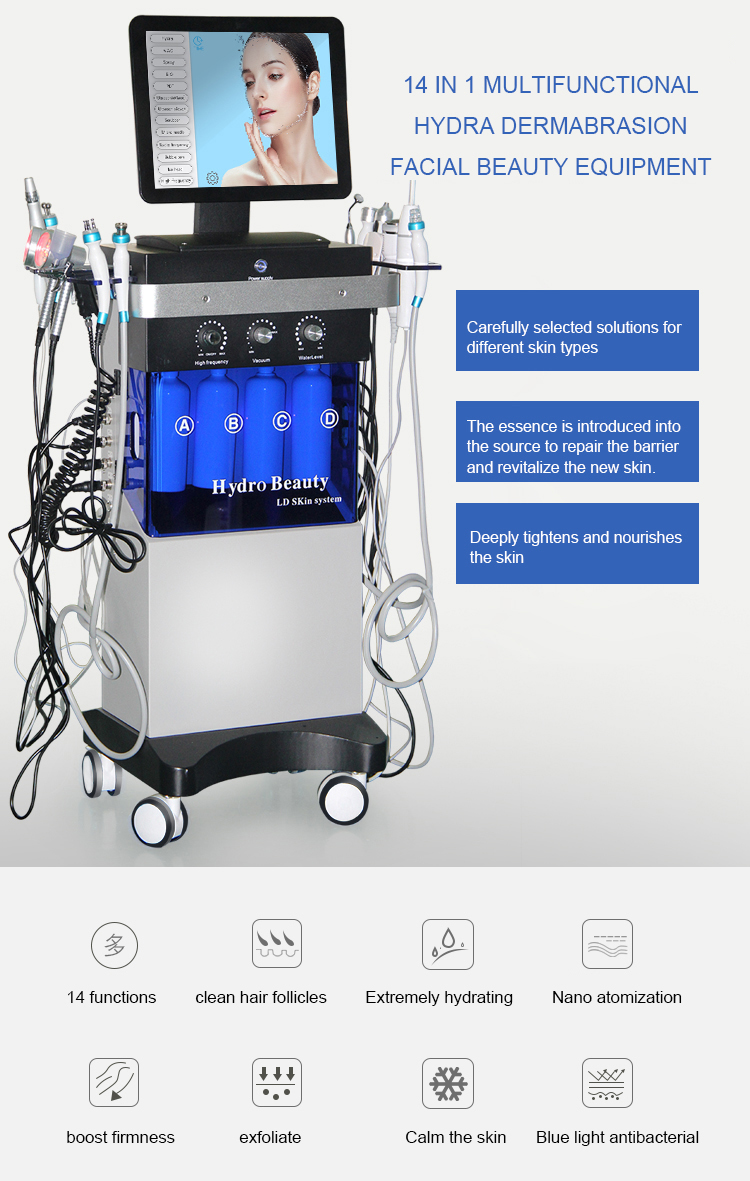 Hydra Dermabrasion Skin Scrubber With Oxygen Peel For Deep Cleansing ...