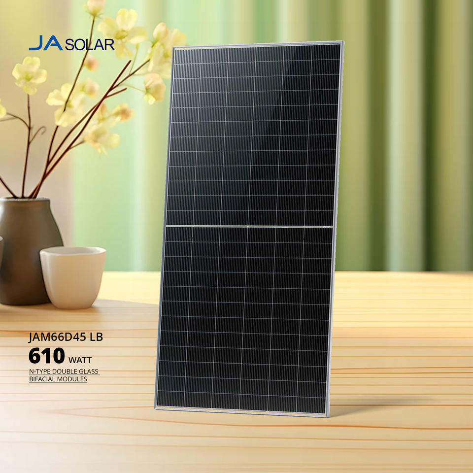 JA Solar 610W N-Type Bifacial Solar Panel High Efficiency PV Module for ...