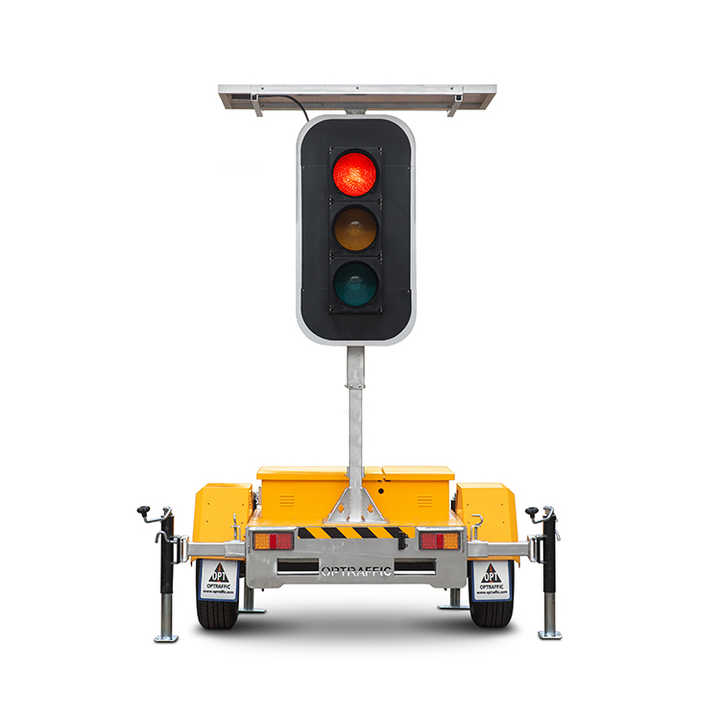 Optraffic Portable Traffic Signals - Solar Powered & Reliable