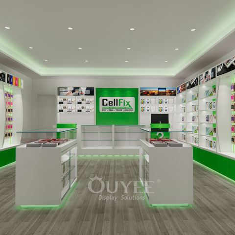 Customized Retail Camera Accessories Shop Furniture Display Showcase ...