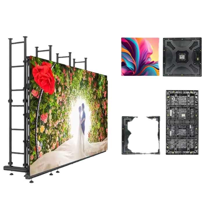 Advertising Wall Panels Screens Fine Small Pixel Pitch Outdoor Double ...