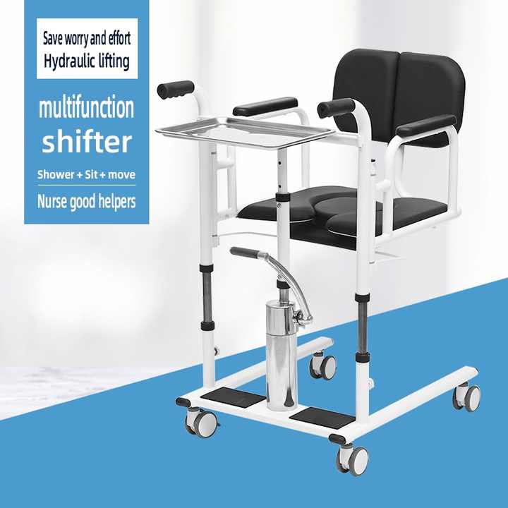 Multifunctional Manual Disabled Patient Lift Transfer Chair