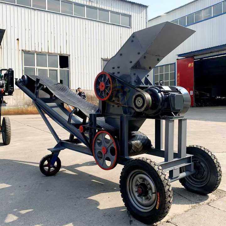 Mini Diesel Engine Hammer Mill Crusher - Efficient & Portable
