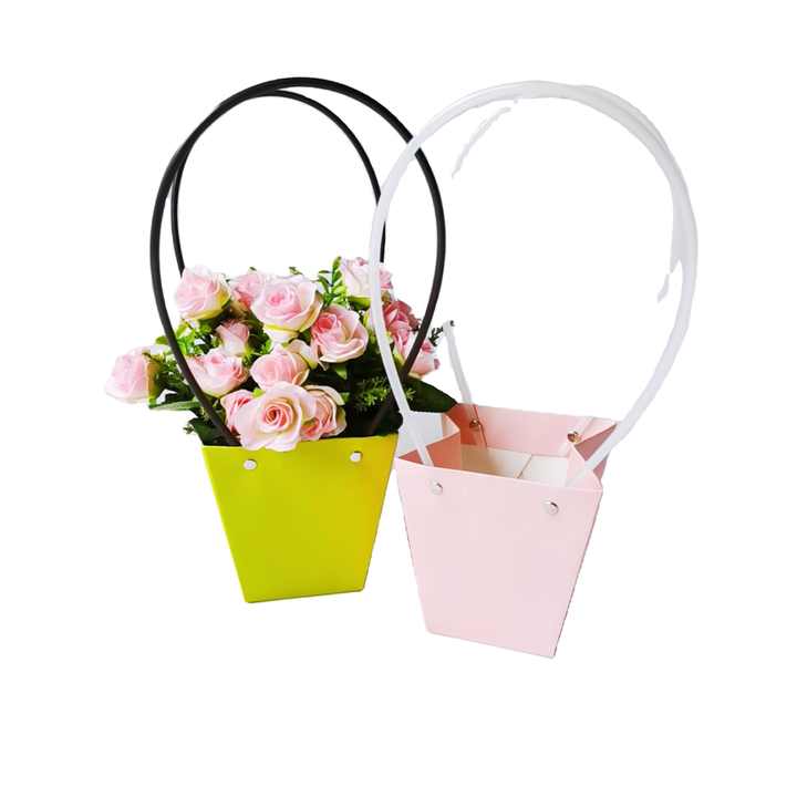 Good Selling Colorful Waterproof Paper Flower Carry Bag