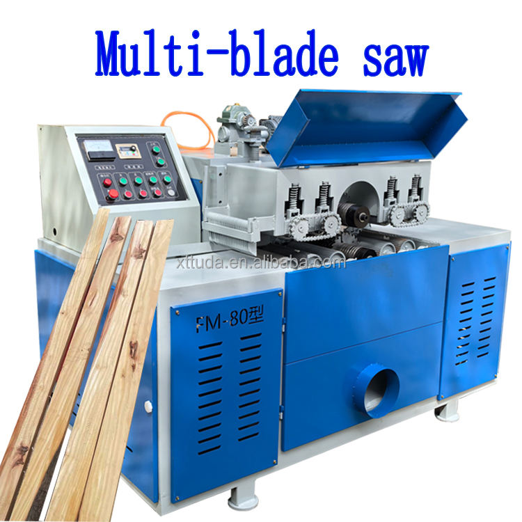 Square Timber Wood Cutting Multi Rip Saw Machine Industrial Multiple ...