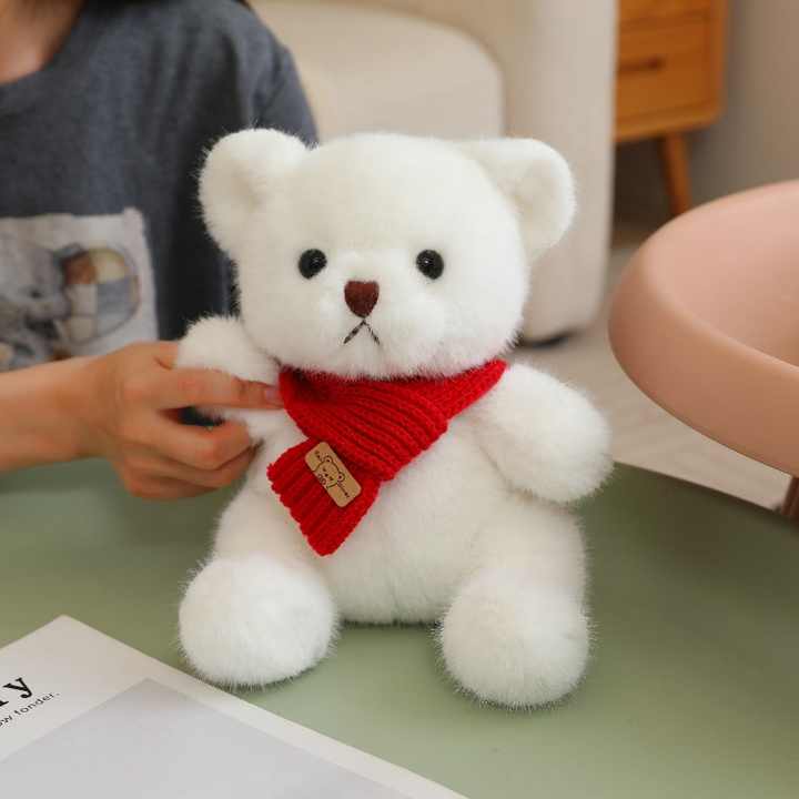 Personalized Teddy Bear Baby Shower Decorations Cute Bear Teddy Scarf ...