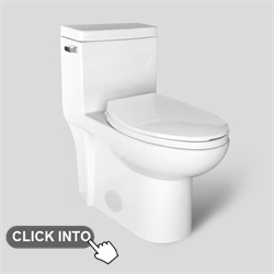 OVS Upc American ADA Bathroom Floor Mounted Ceramic Toilet