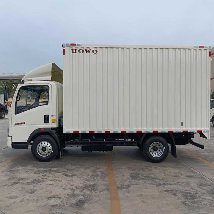 Sinotruk Howo 4x2 Cargo Box Tuck 5t 8t Light Van Truck 140hp Euro 3 ...