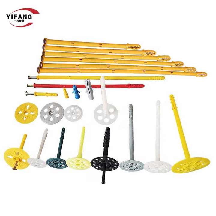 High Capacity Small Yellow Fish Plastic Expansion Anchor