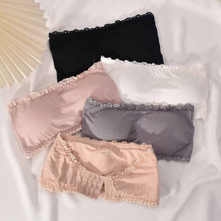 Women's fashionable bra Women's sexy floral lace lingerie Seamless ...