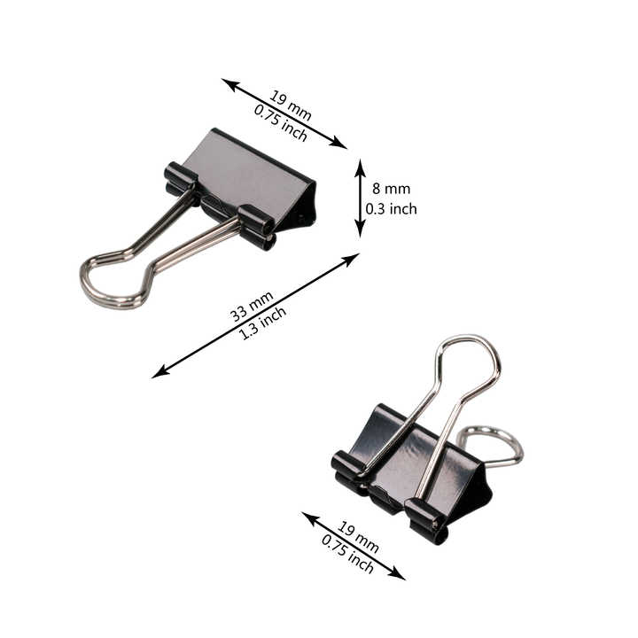 Wholesale Customization 19mm Metal Sheet Binder Clips
