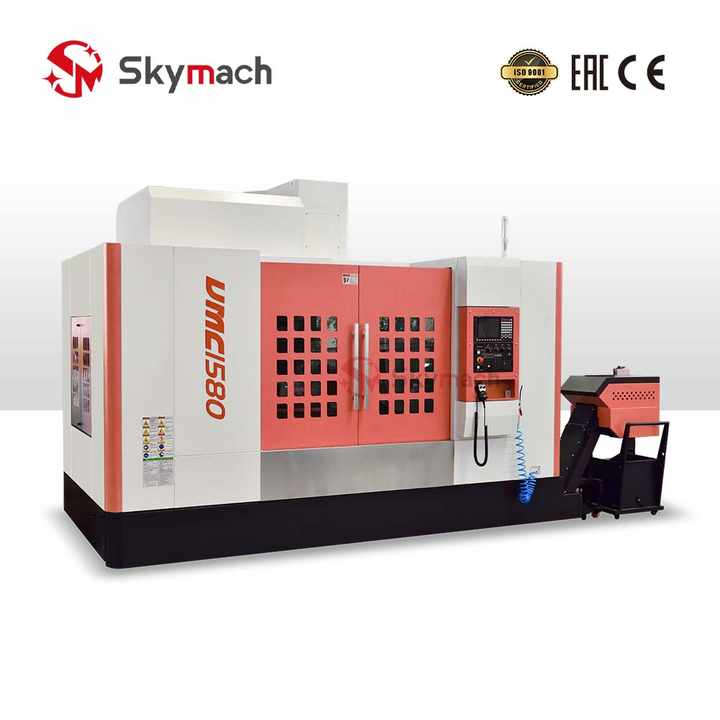 VMC1580 5-Axis CNC Vertical Machining Center Multi-Control System BT50 Tool Interface Large ...