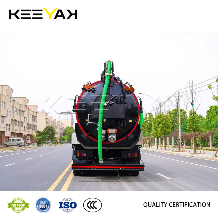 17CBM ISUZU 6*4 Sewage Suction Jetting Truck 240HP 6HK1 Euro 6 Engine ...
