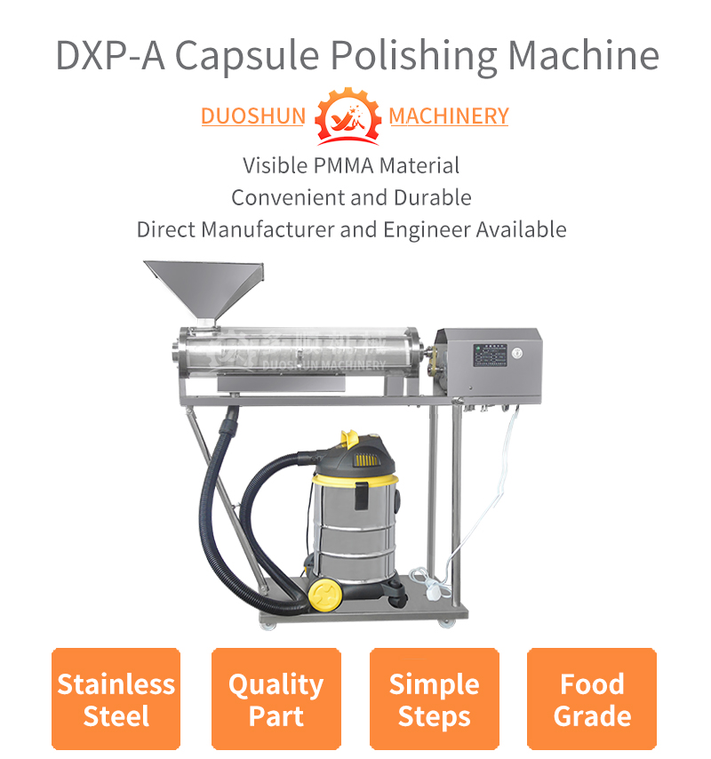 DXP-A Affordable Fully Automatic Mini Capsule Polishing Machine ...