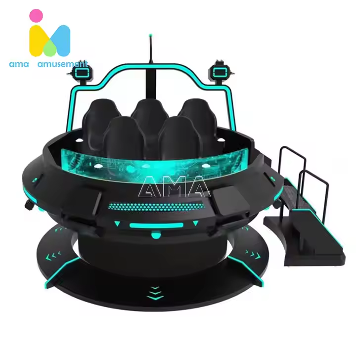 Commercial Vr Machine Driving Spaceship With 5 Seats Simulator Virtual ...